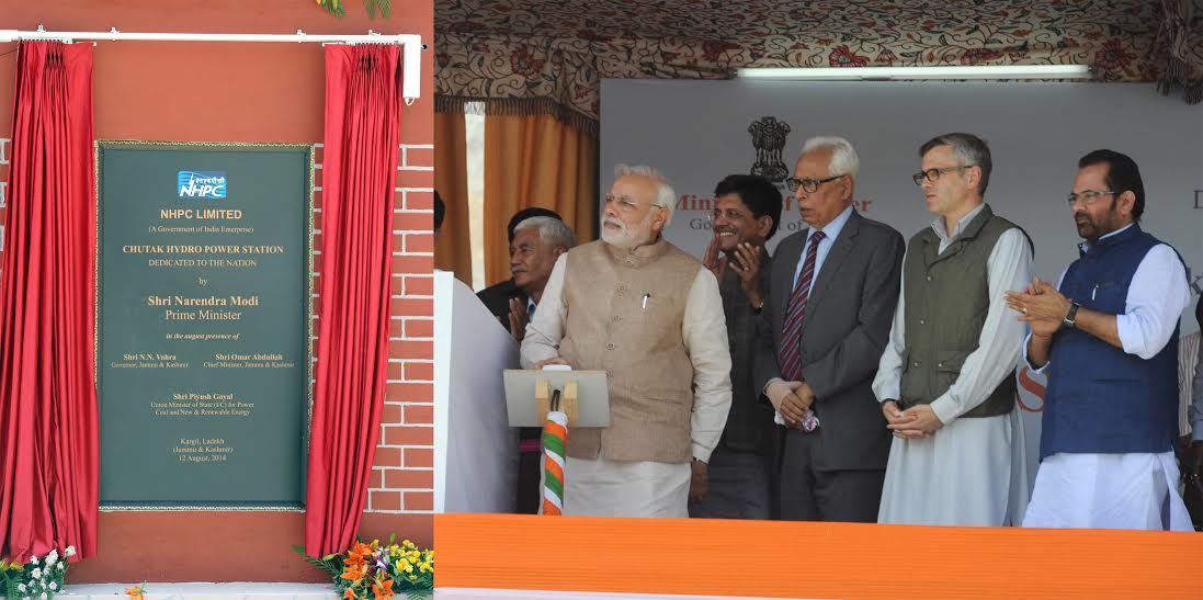 PM dedicates Chutak hydropower station to the nation in Kargil ...