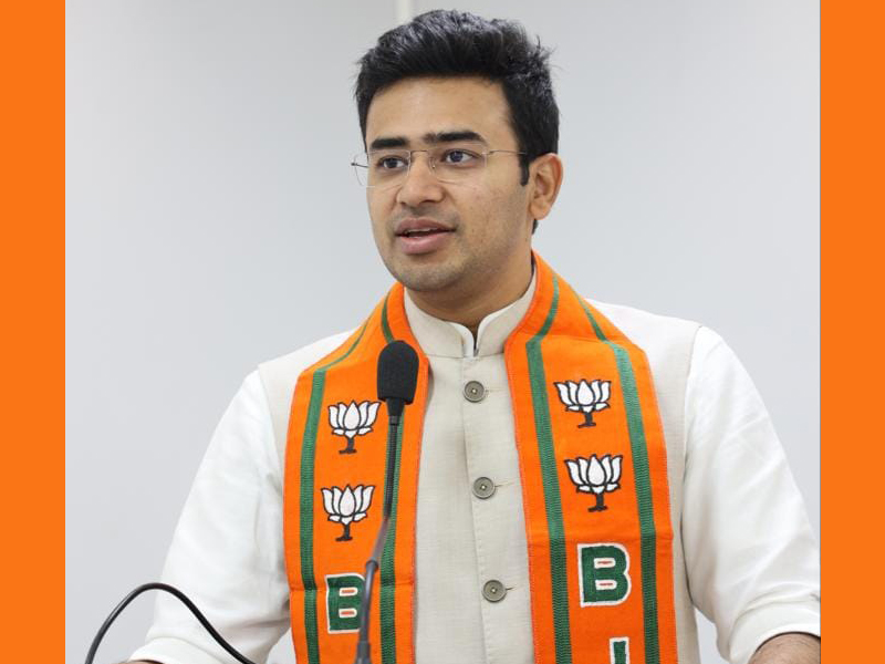 Passenger who opened emergency door on IndiGo Flight was BJP MP Tejaswi Surya, confirms ...