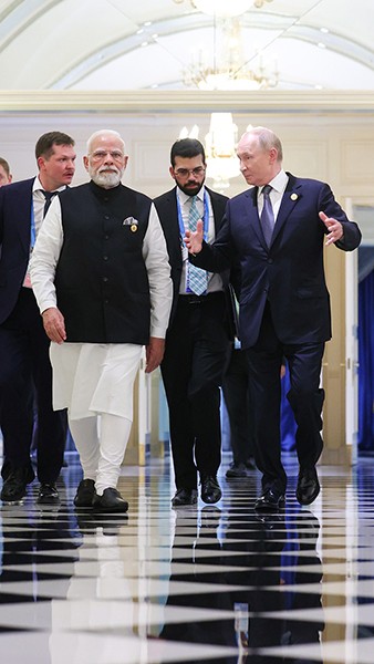 In Images: PM Modi holds bilateral meeting with Putin on sidelines of SCO Summit | Indiablooms ...